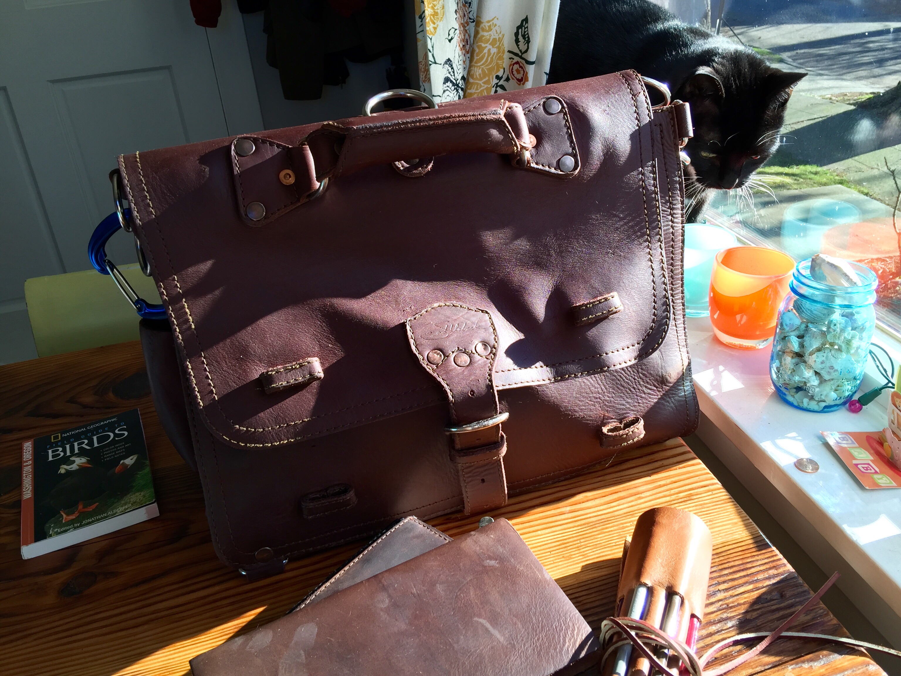 Breaking in a Saddleback Briefcase – Daniel Hoang